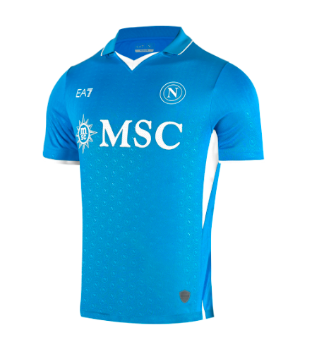 Napoli, presentata la prima maglia 2024/25 con il nuovo logo