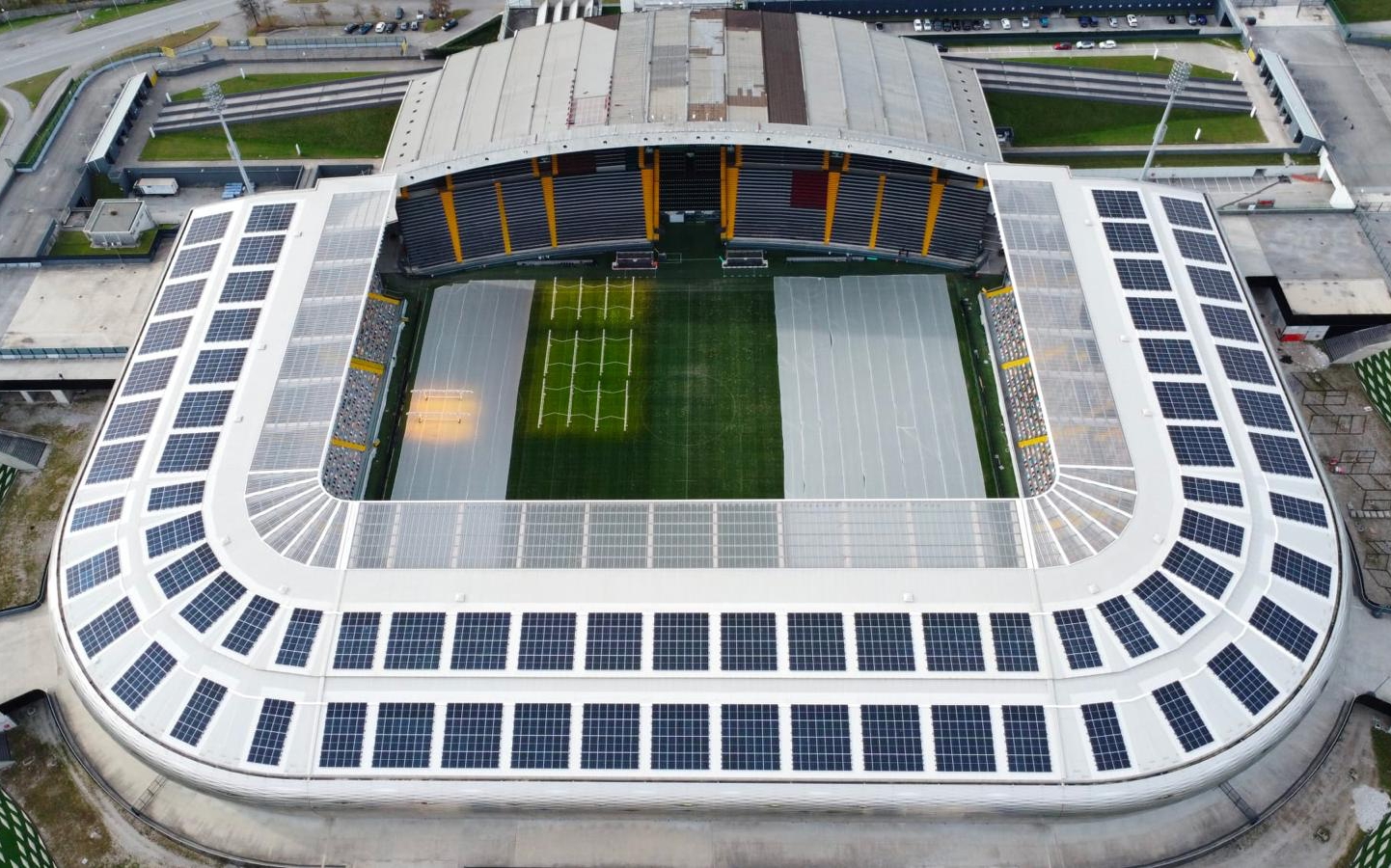 Il Bluenergy Stadium è la prima comunità energetica del calcio